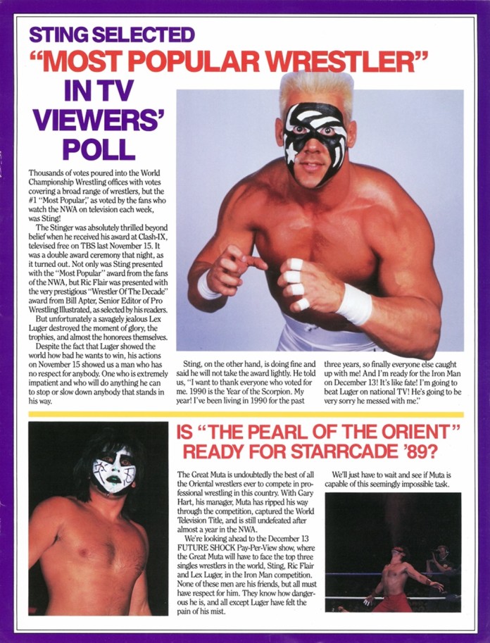 Full Magazine Scans: NWA Wrestling Wrap-Up #8 [December 1989] - WCW ...