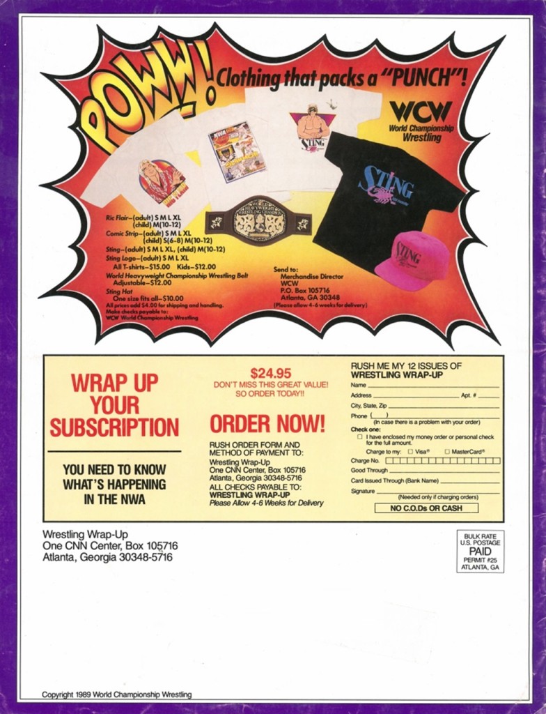 Full Magazine Scans: NWA Wrestling Wrap-Up #8 [December 1989] - WCW ...