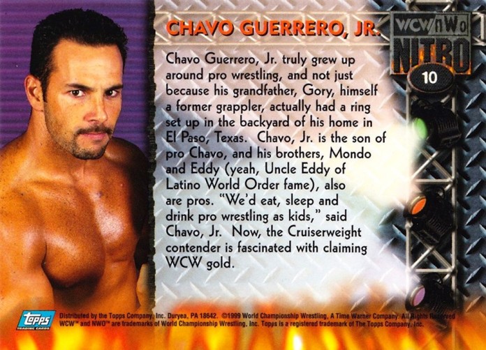 #10 - 25 Topps WCW/nWo Nitro Trading Cards [1999] - WCW Worldwide