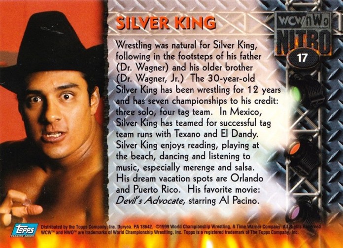 #10 - 25 Topps WCW/nWo Nitro Trading Cards [1999] - WCW Worldwide