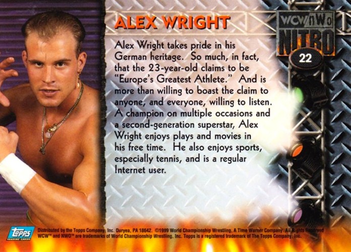 #10 - 25 Topps WCW/nWo Nitro Trading Cards [1999] - WCW Worldwide