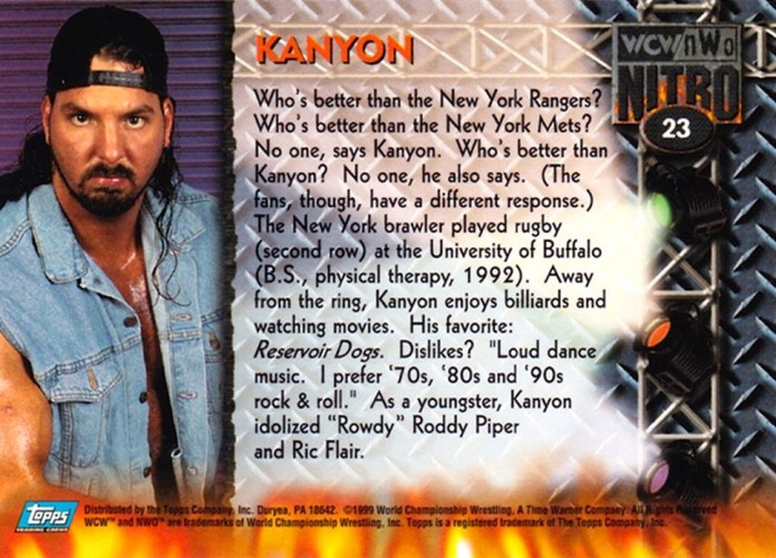 #10 - 25 Topps WCW/nWo Nitro Trading Cards [1999] - WCW Worldwide