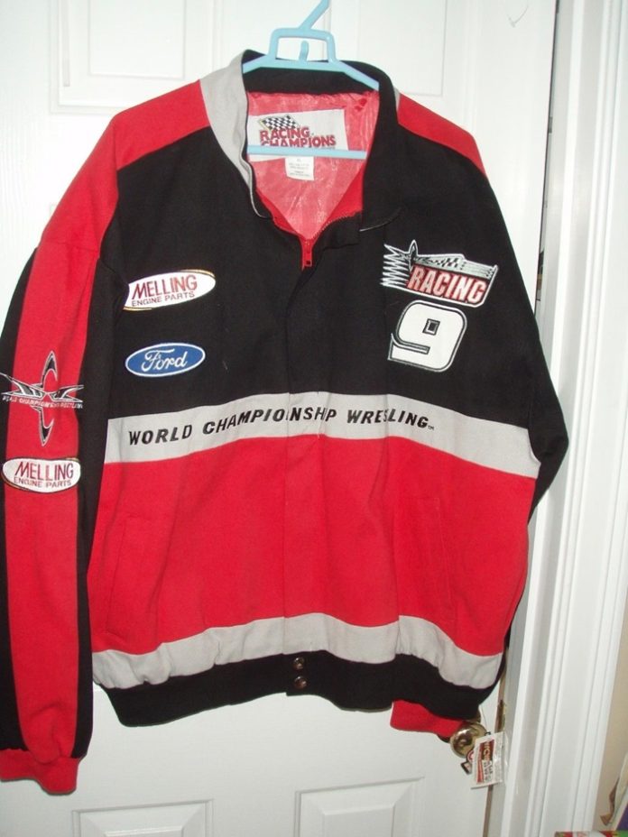 WCW eBay Find of the Day: NASCAR WCW Racing Jacket [1999] - WCW Worldwide