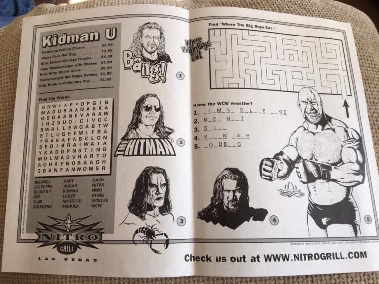 Where the Big Boys Eat! A Look Back at the WCW Nitro Grill! [1999 ...