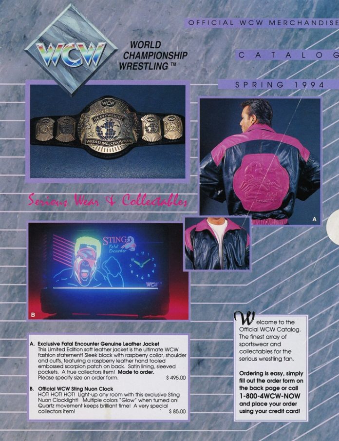 Magazine Quickie: Official WCW Merch Catalog [Spring 1994] - WCW Worldwide