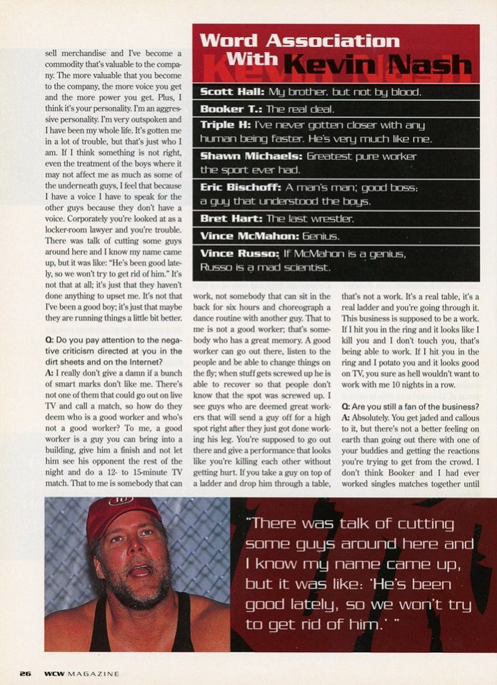 Full Magazine Scans: WCW Magazine #67 [November 2000] - WCW Worldwide