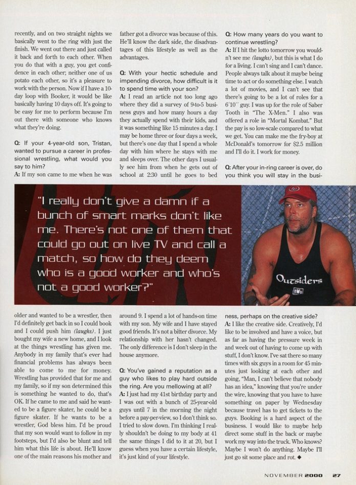 Full Magazine Scans: WCW Magazine #67 [November 2000] - WCW Worldwide