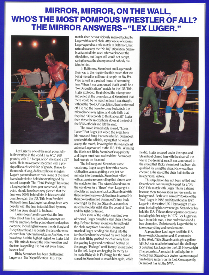 Full Magazine Scans: NWA Wrestling Wrap-Up #5 [August 1989] - WCW Worldwide