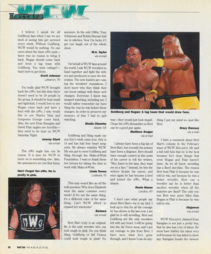 Full Magazine Scans: WCW Magazine #59 [March 2000] - WCW Worldwide
