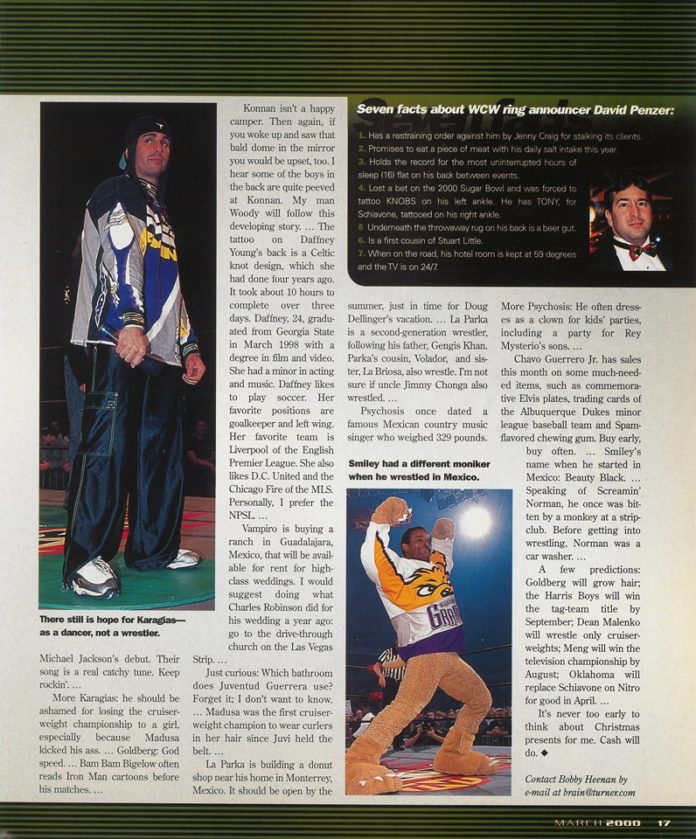 Full Magazine Scans: WCW Magazine #59 [March 2000] - WCW Worldwide