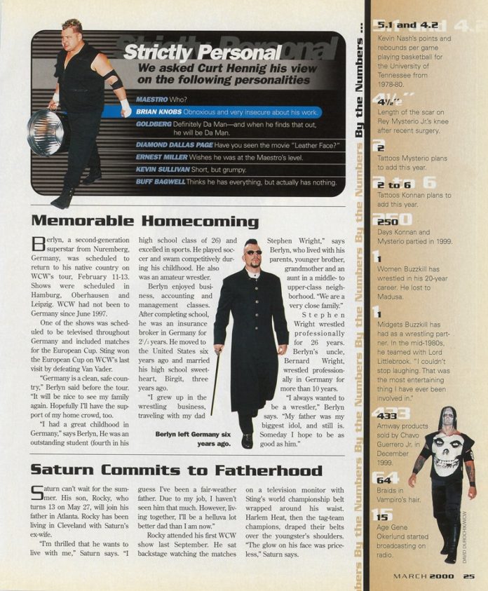 Full Magazine Scans: WCW Magazine #59 [March 2000] - WCW Worldwide