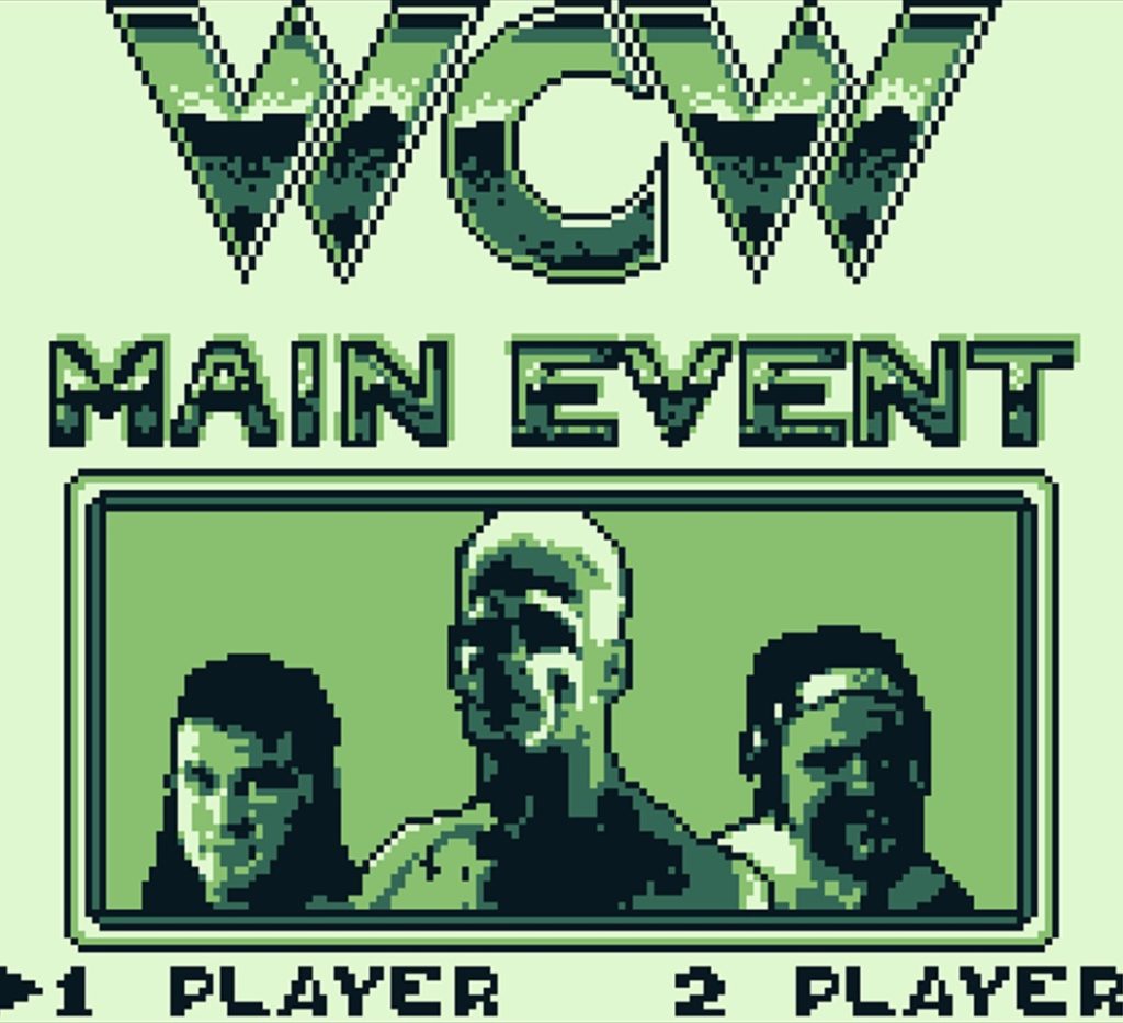 Video Game Vertebreaker: WCW The Main Event (Game Boy) [1994] - WCW ...