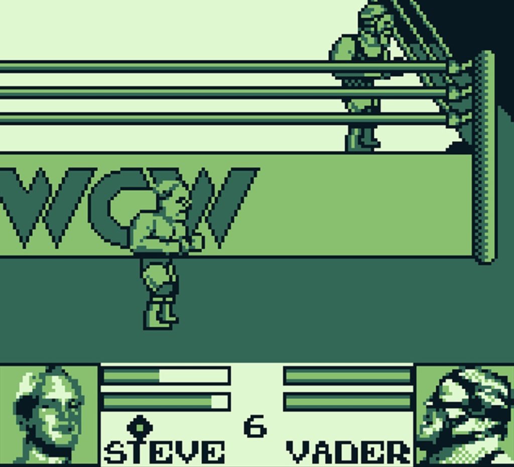 Video Game Vertebreaker: WCW The Main Event (Game Boy) [1994] - WCW ...