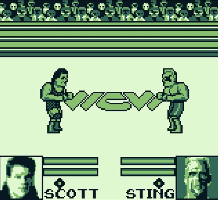 Video Game Vertebreaker: WCW The Main Event (Game Boy) [1994] - WCW ...