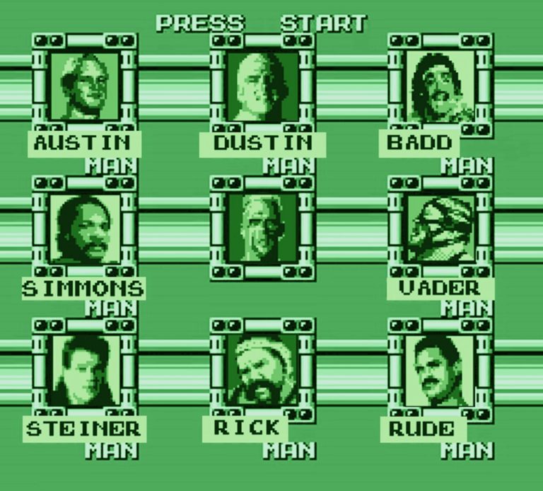 Video Game Vertebreaker: WCW The Main Event (Game Boy) [1994] - WCW ...