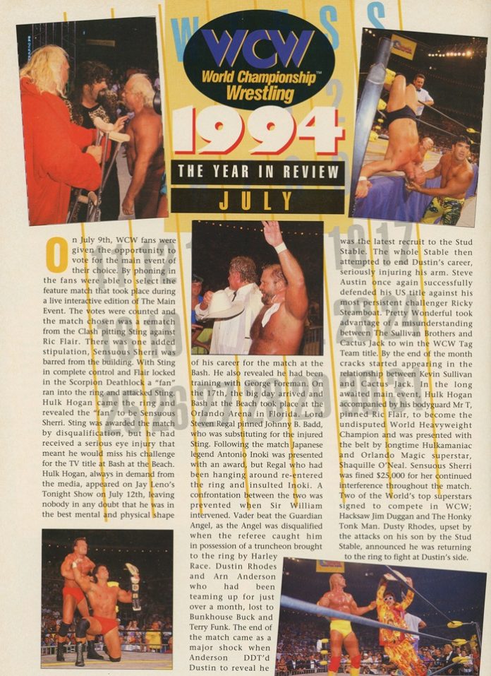 Full Magazine Scans: WCW Magazine #1 [March 1995] - WCW Worldwide