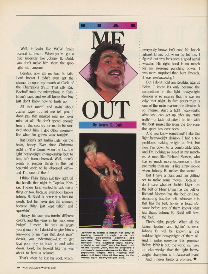 Full Magazine Scans: WCW Magazine #6 [June 1992] - WCW Worldwide