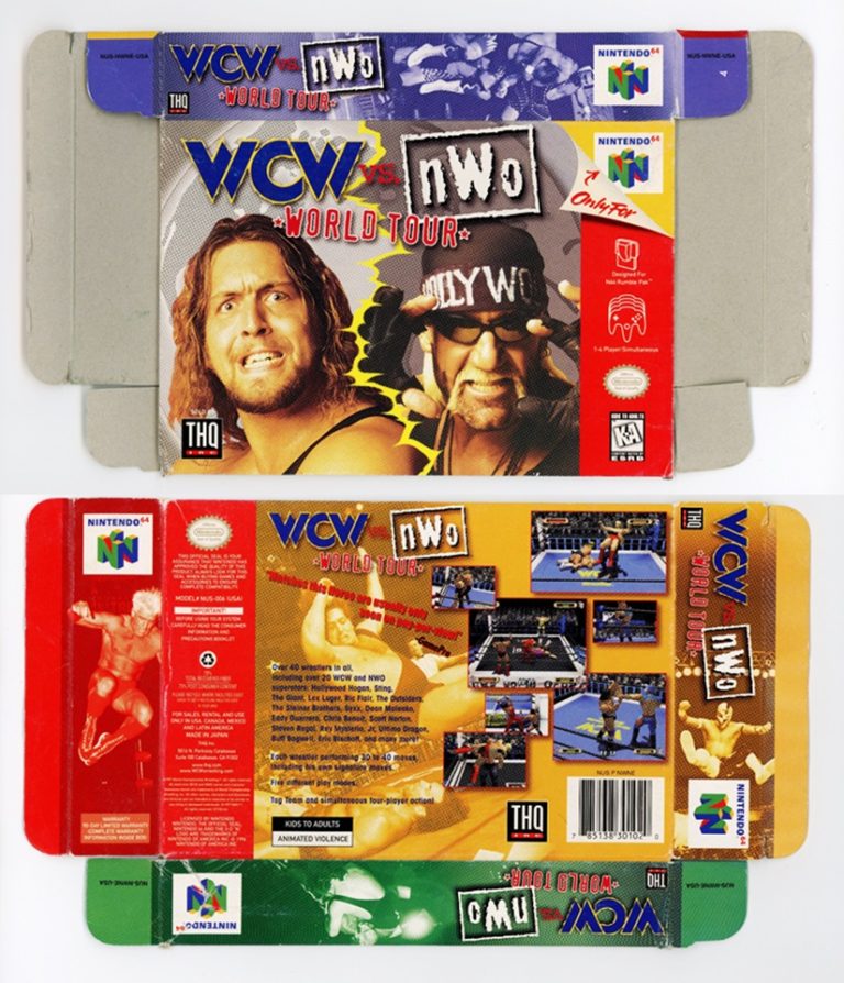 Video Game Vertebreaker: WCW vs nWo: World Tour (Nintendo 64) [1997 ...
