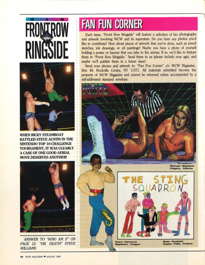Full Magazine Scans: WCW Magazine [August 1992] - WCW Worldwide