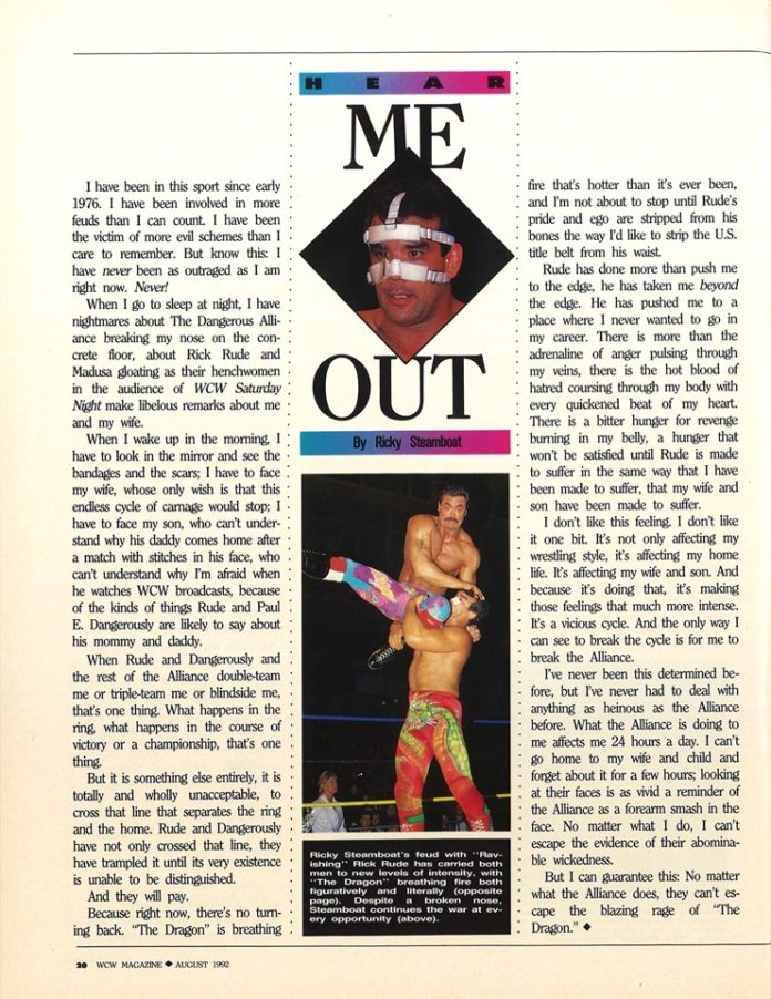 Full Magazine Scans: WCW Magazine [August 1992] - WCW Worldwide