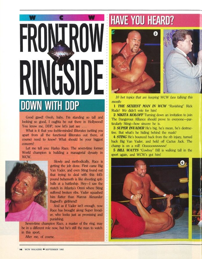 Full Magazine Scans: WCW Magazine [September 1992] - WCW Worldwide