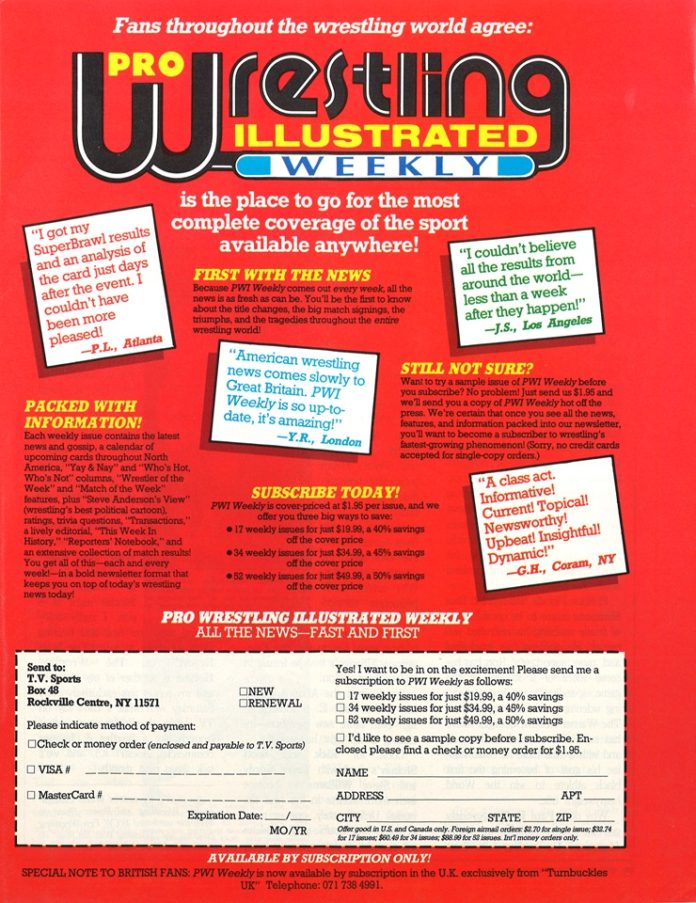 Full Magazine Scans: WCW Magazine [September 1992] - WCW Worldwide