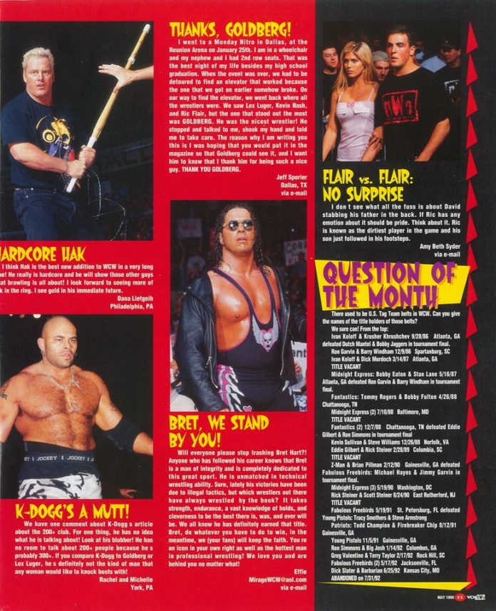 Full Magazine Scans: WCW Magazine #50 [May 1999] - WCW Worldwide