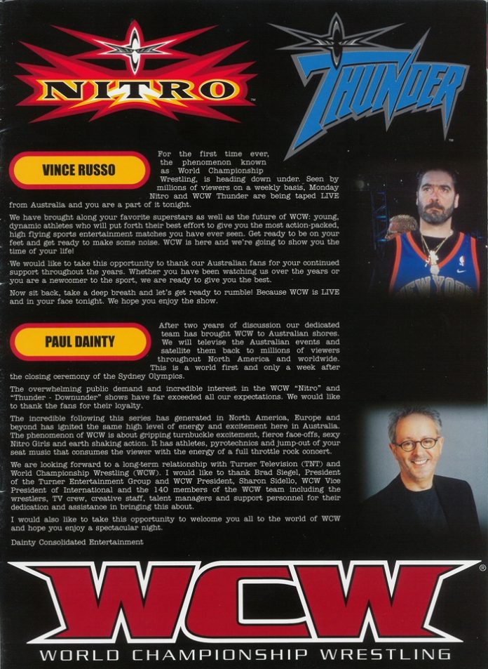Full Magazine Scans: WCW Australia Tour Program [2000] - WCW Worldwide