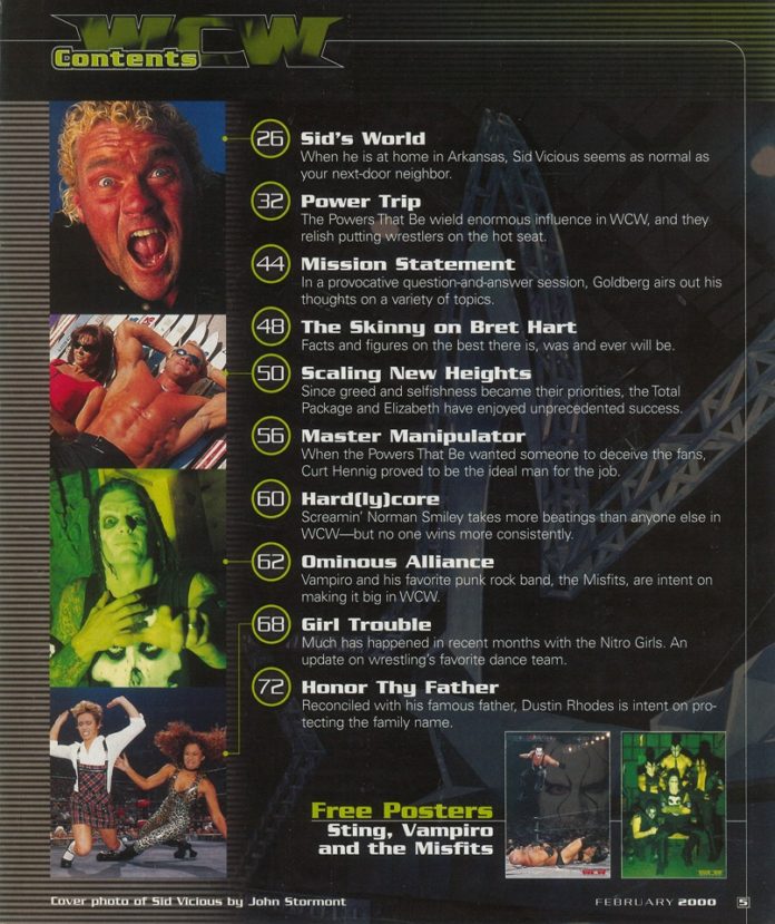 Full Magazine Scans: WCW Magazine #58 [February 2000] - WCW Worldwide