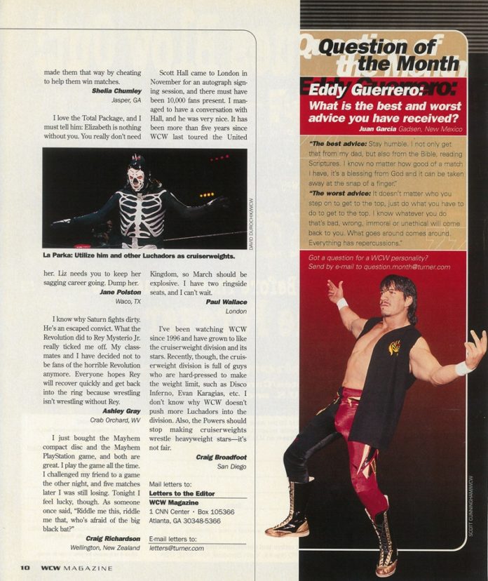 Full Magazine Scans: WCW Magazine #58 [February 2000] - WCW Worldwide