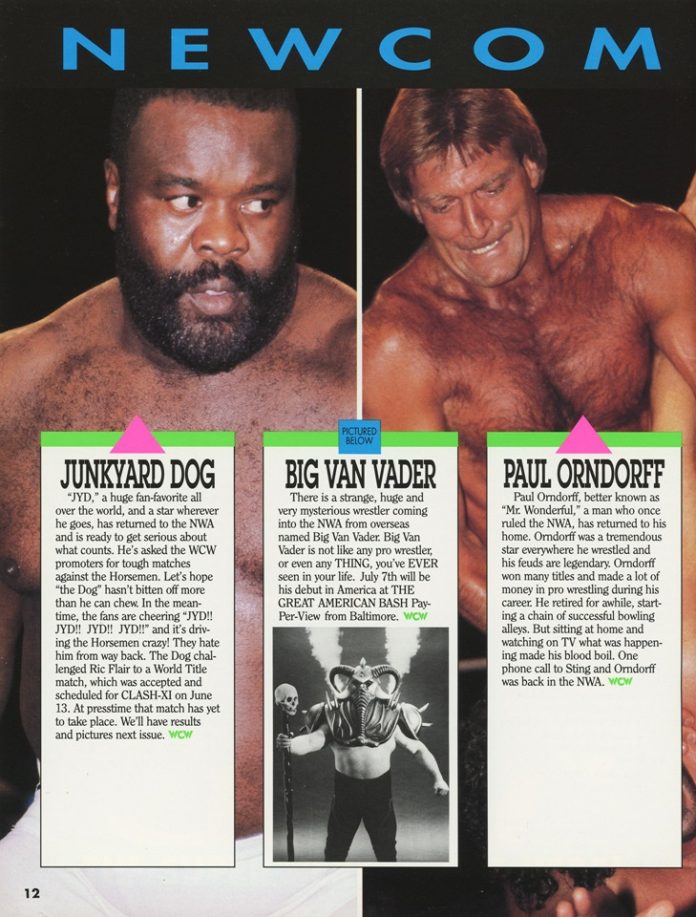 Full Magazine Scans: WCW Wrestling Wrap-Up [July 1990] - WCW Worldwide