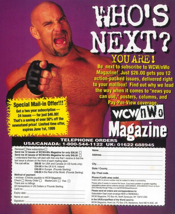 Full Magazine Scans: WCW Magazine Special - The Year in Review [1998 ...