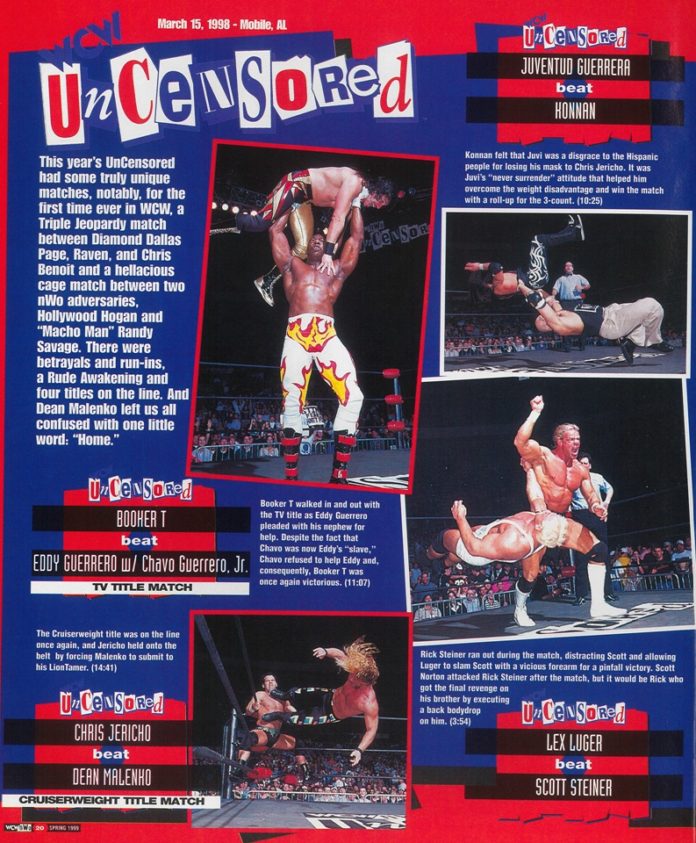 Full Magazine Scans: WCW Magazine Special - The Year in Review [1998 ...