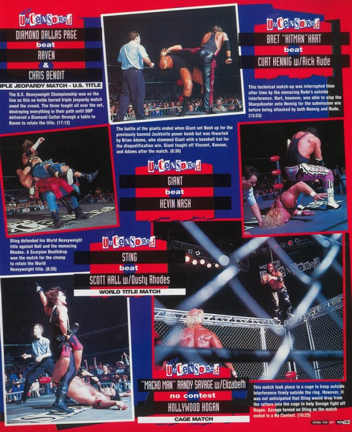 Full Magazine Scans: WCW Magazine Special - The Year in Review [1998 ...