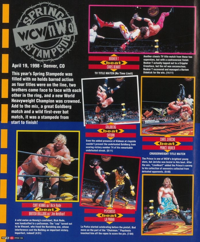 Full Magazine Scans: WCW Magazine Special - The Year in Review [1998 ...