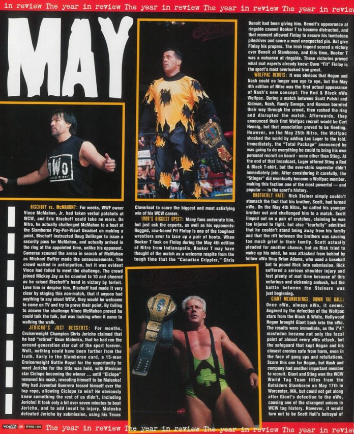 Full Magazine Scans: WCW Magazine Special - The Year in Review [1998 ...