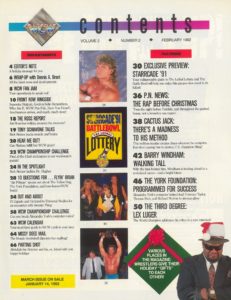 Full Magazine Scans: WCW Magazine [February 1992] - WCW Worldwide