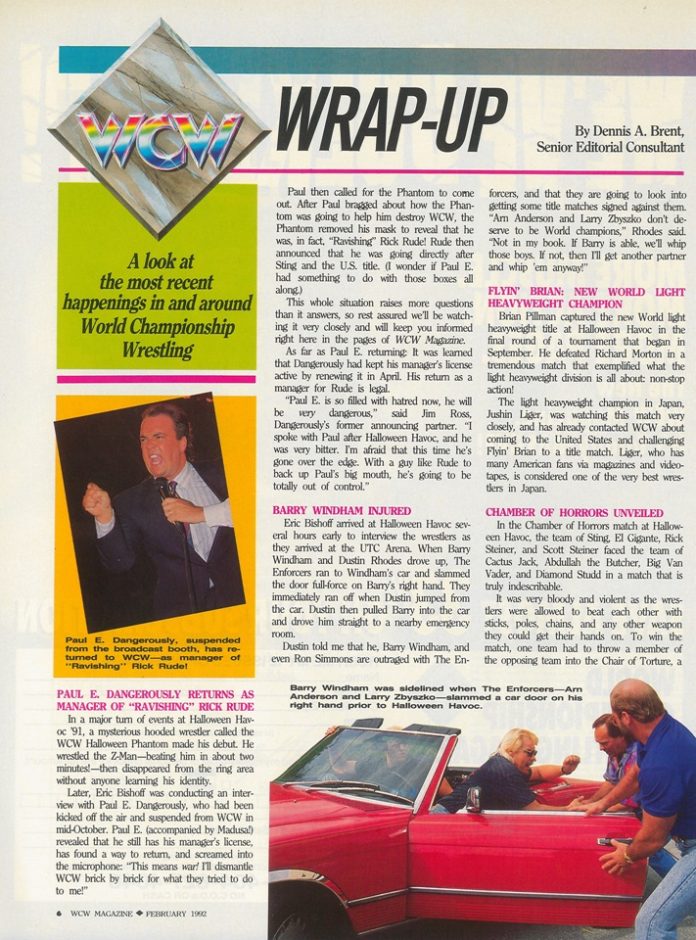 Full Magazine Scans: WCW Magazine [February 1992] - WCW Worldwide