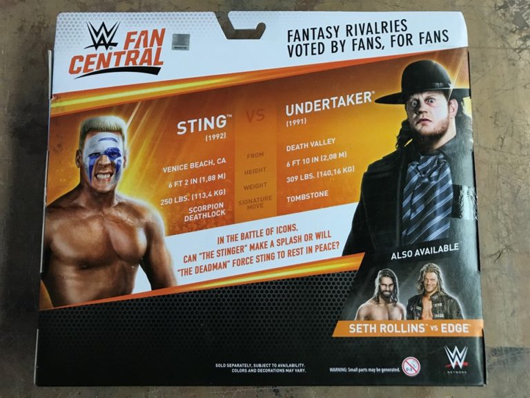 ToySpotting: Mattel WWE Battle Pack with Sting and Undertaker [2018] - WCW Worldwide
