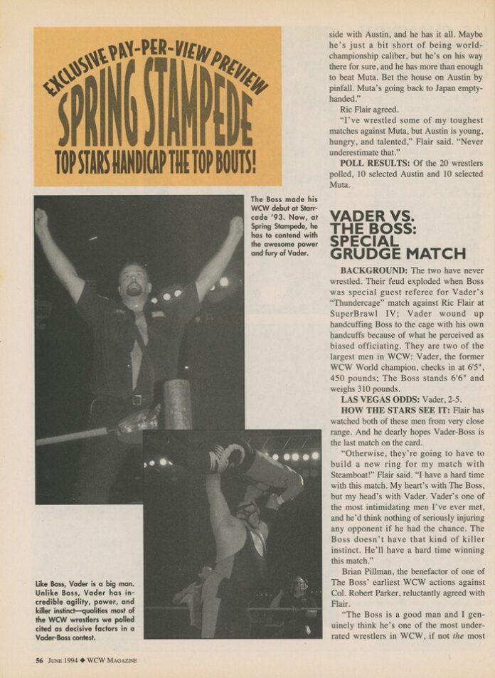 Full Magazine Scans: WCW Magazine [June 1994] - WCW Worldwide