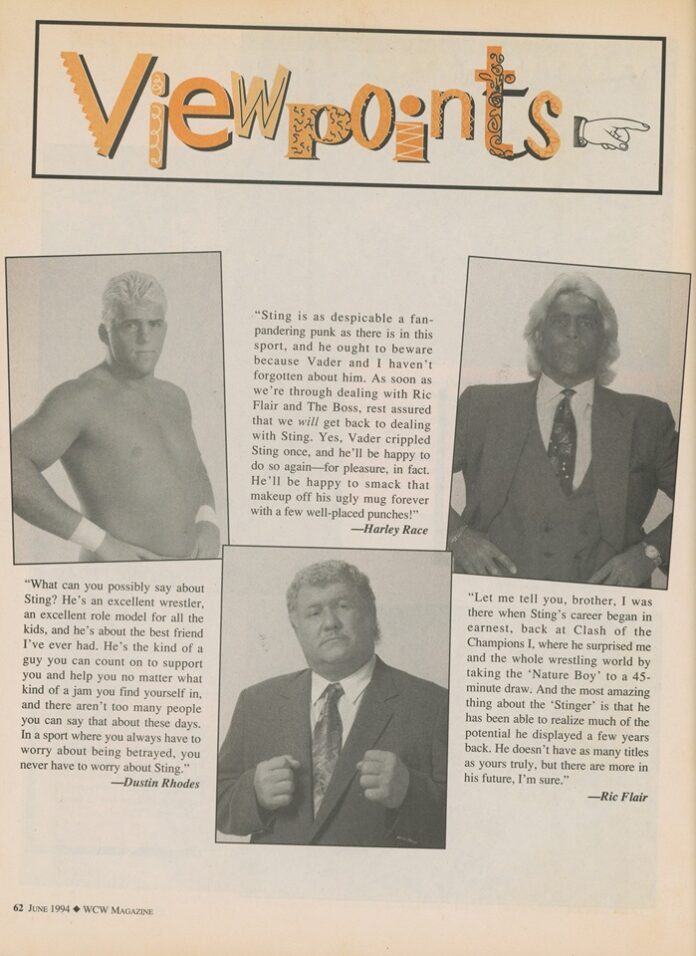 Full Magazine Scans: WCW Magazine [June 1994] - WCW Worldwide