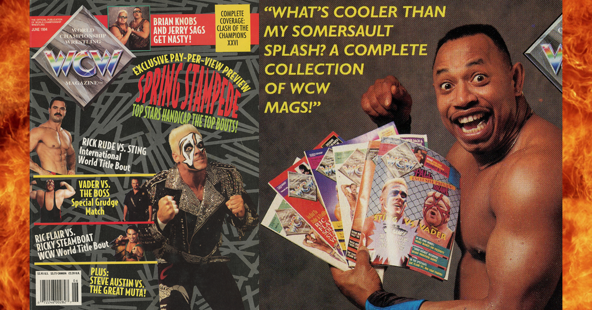 Full Magazine Scans: WCW Magazine [June 1994] - WCW Worldwide
