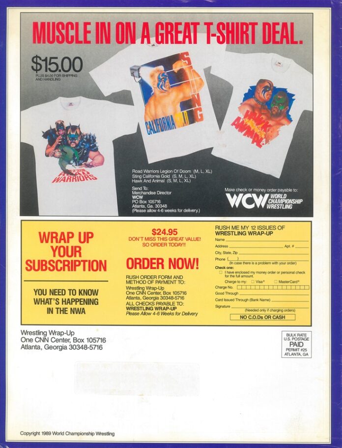 Full Magazine Scans: NWA Wrestling Wrap-Up [October 1989] - WCW Worldwide