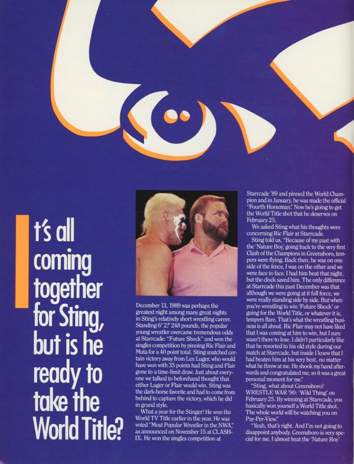 Full Magazine Scans: NWA Wrestling Wrap-Up [February 1990] - WCW Worldwide