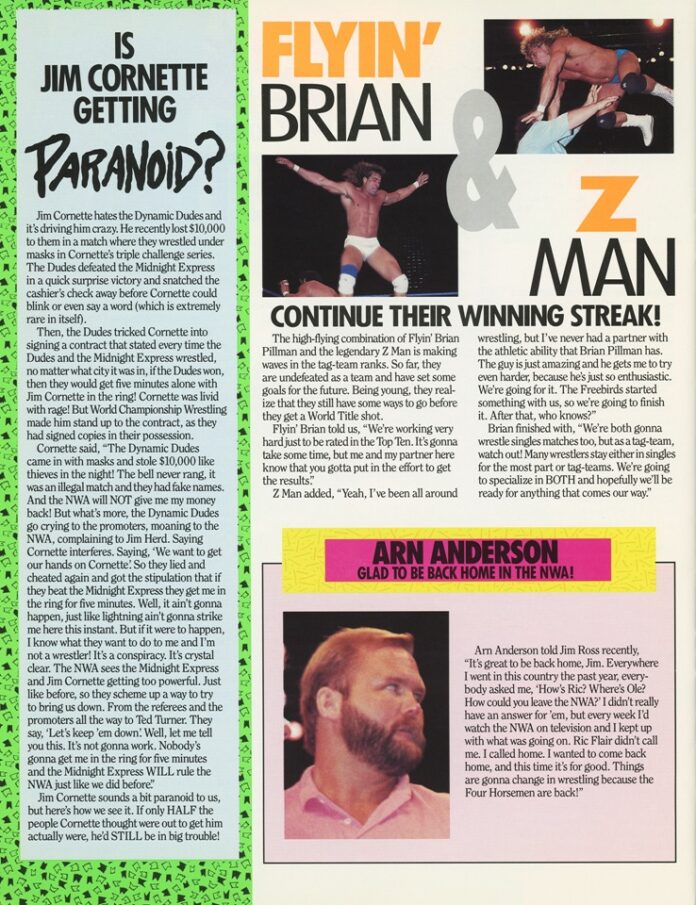 Full Magazine Scans: NWA Wrestling Wrap-Up [February 1990] - WCW Worldwide