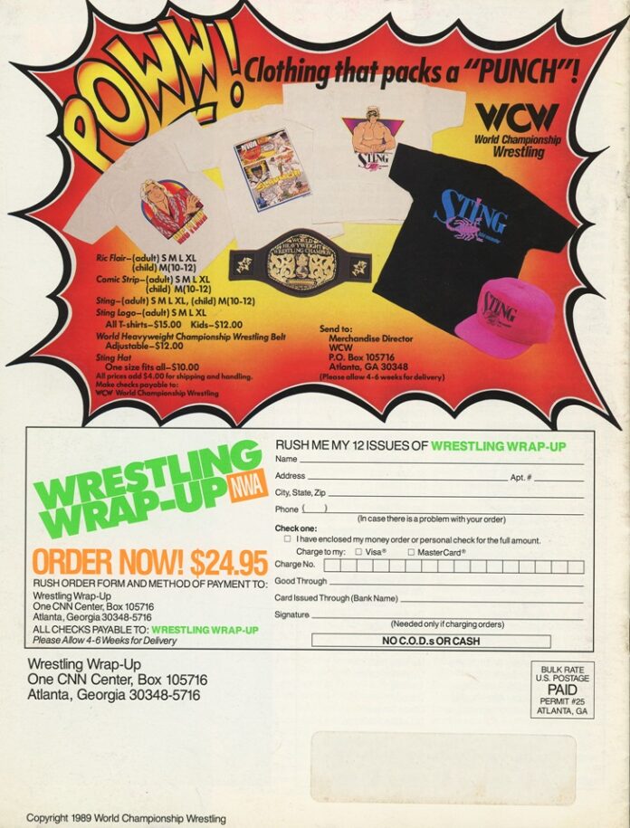 Full Magazine Scans: NWA Wrestling Wrap-Up [January 1990] - WCW Worldwide