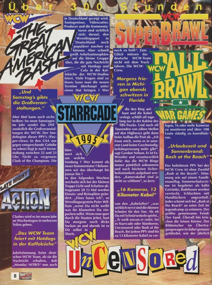 Full Magazine Scans: WCW Magazine (GERMANY) [January 1996] - WCW Worldwide