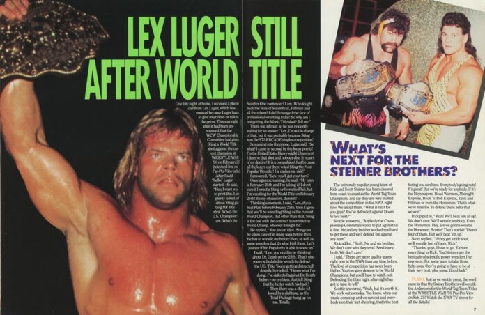 Full Magazine Scans: WCW Wrestling Wrap-Up [March 1990] - WCW Worldwide