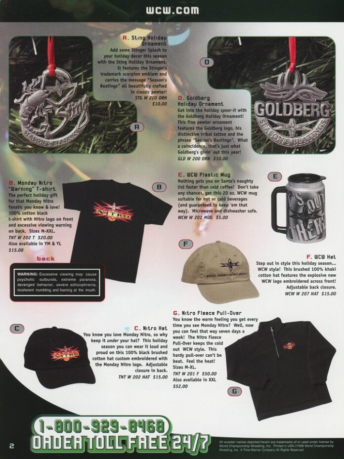 Full Magazine Scans: WCW Holiday Catalog [1999] - WCW Worldwide