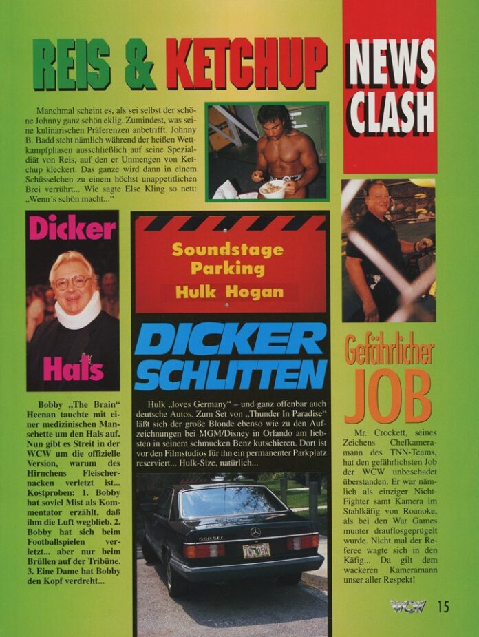 Full Magazine Scans: WCW Magazine (Germany) [November 1994] - WCW Worldwide